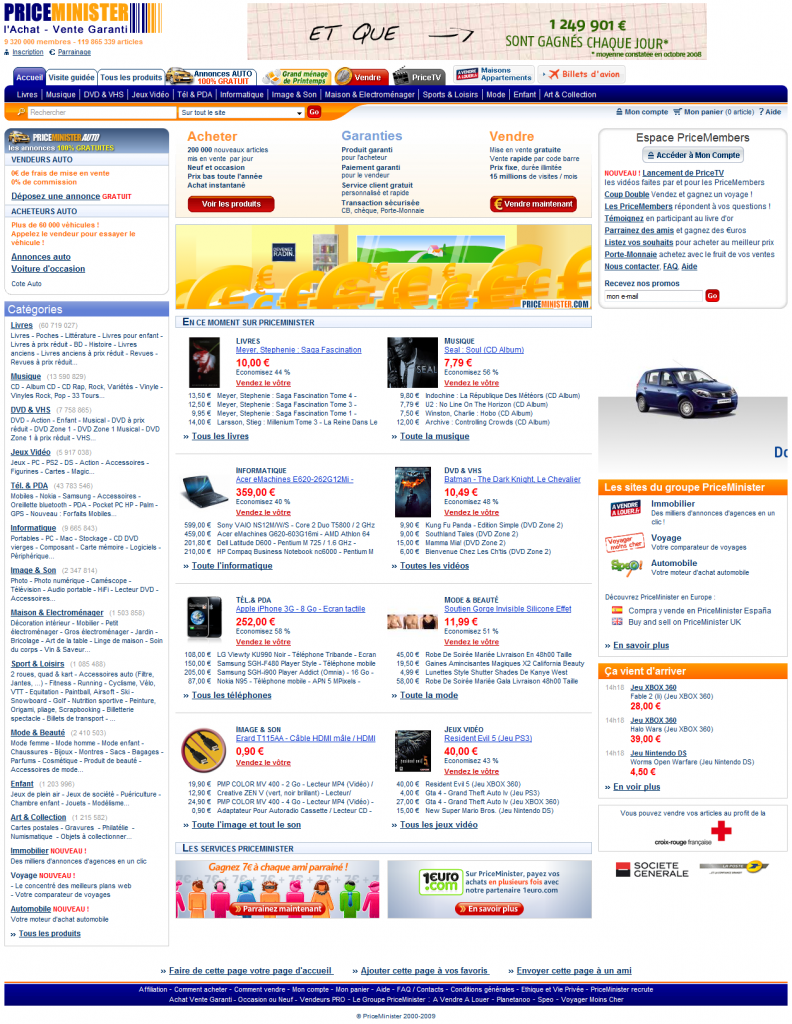 Vente en ligne : Quel site choisir